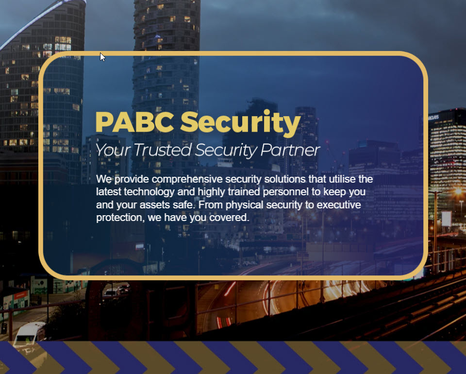 Top Security Services Across Pretoria Gauteng | PABC Security